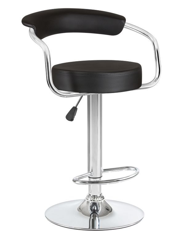 Барный стул Империя стульев MARTA LM-5013 black, хром/черный