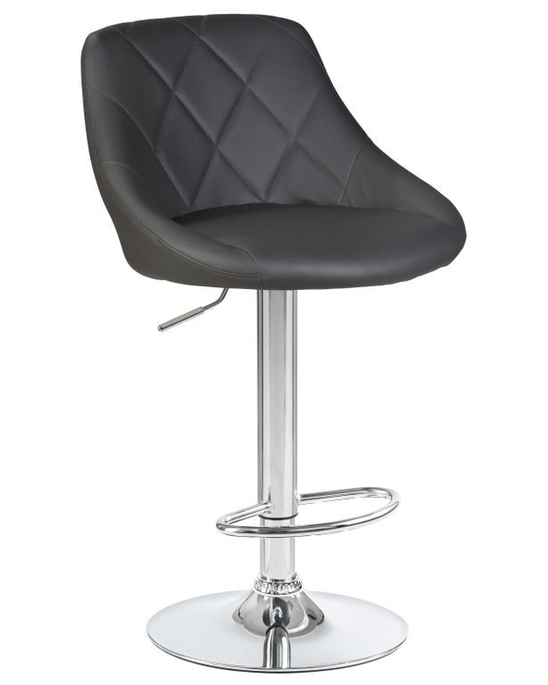 Барный стул Империя стульев LOGAN LM-5007 grey, хром/серый