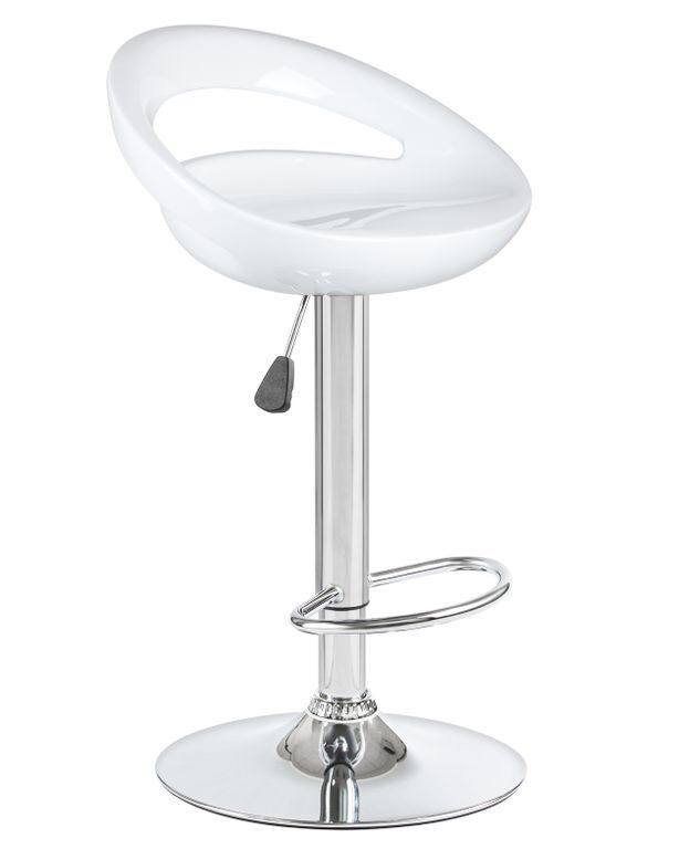 Барный стул Империя стульев Disco-D LM-1010 white, хром/белый