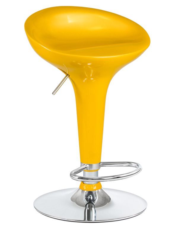 Барный стул Империя стульев Bomba D LM-1004 yellow, хром/желтый