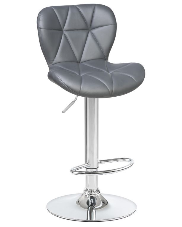 Барный стул Империя стульев BARNY LM-5022 grey, хром/серый