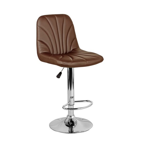 Барный стул Империя стульев NERON WX-2711 brown, хром/коричневый