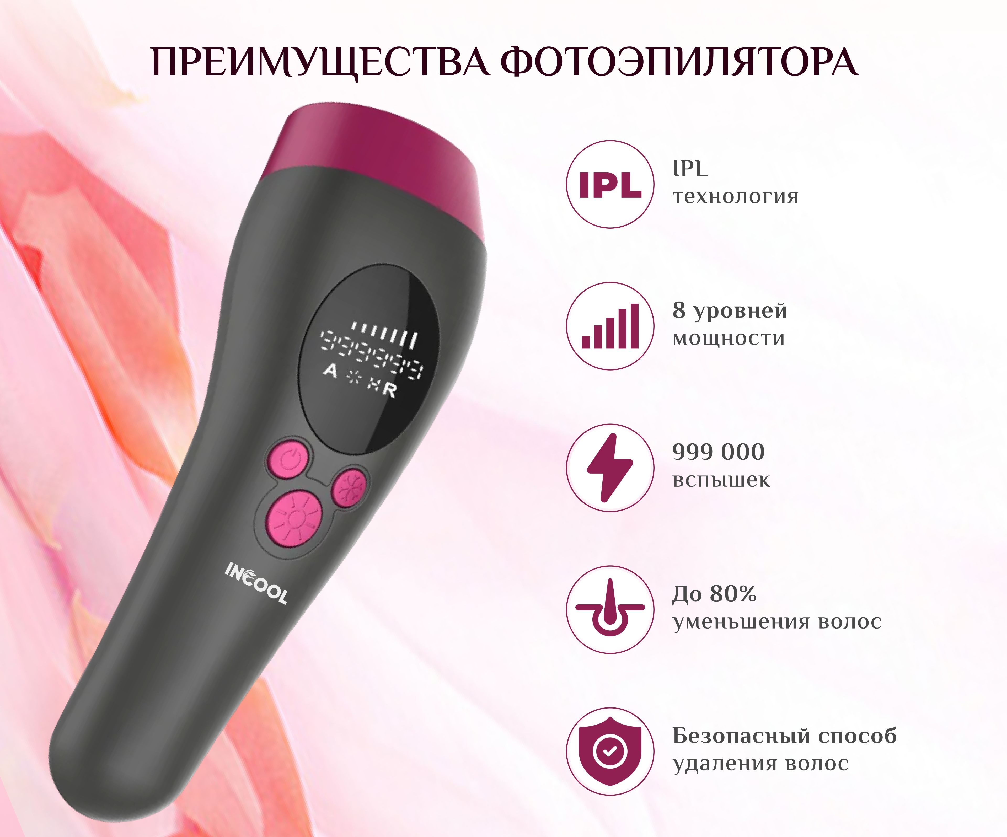 Фотоэпилятор INCOOL MMIR01