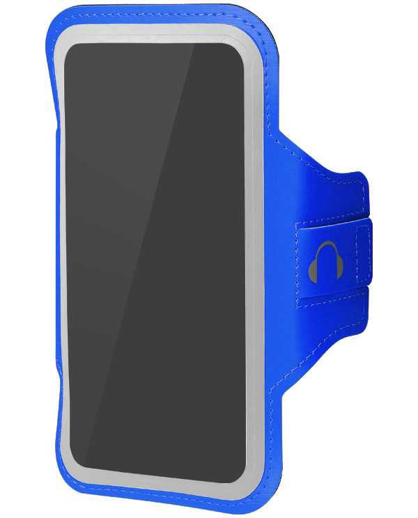 Чехол-повязка DF SportCase-03, для универсальный 5.8", синий