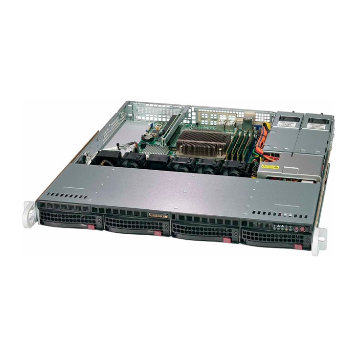 Серверная платформа Supermicro SYS-5019C-MR Black