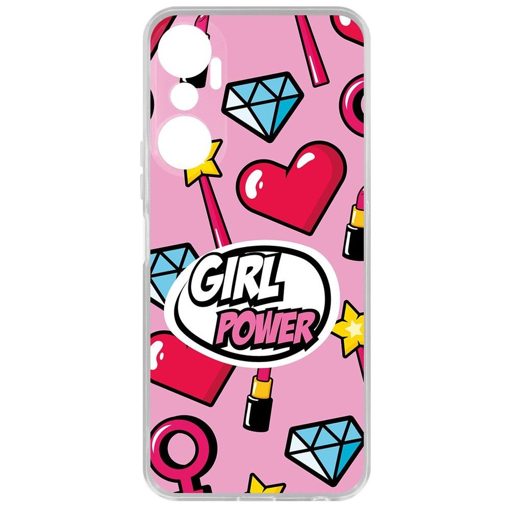 Чехол-накладка Кейс Girl Power для Infinix Hot 20