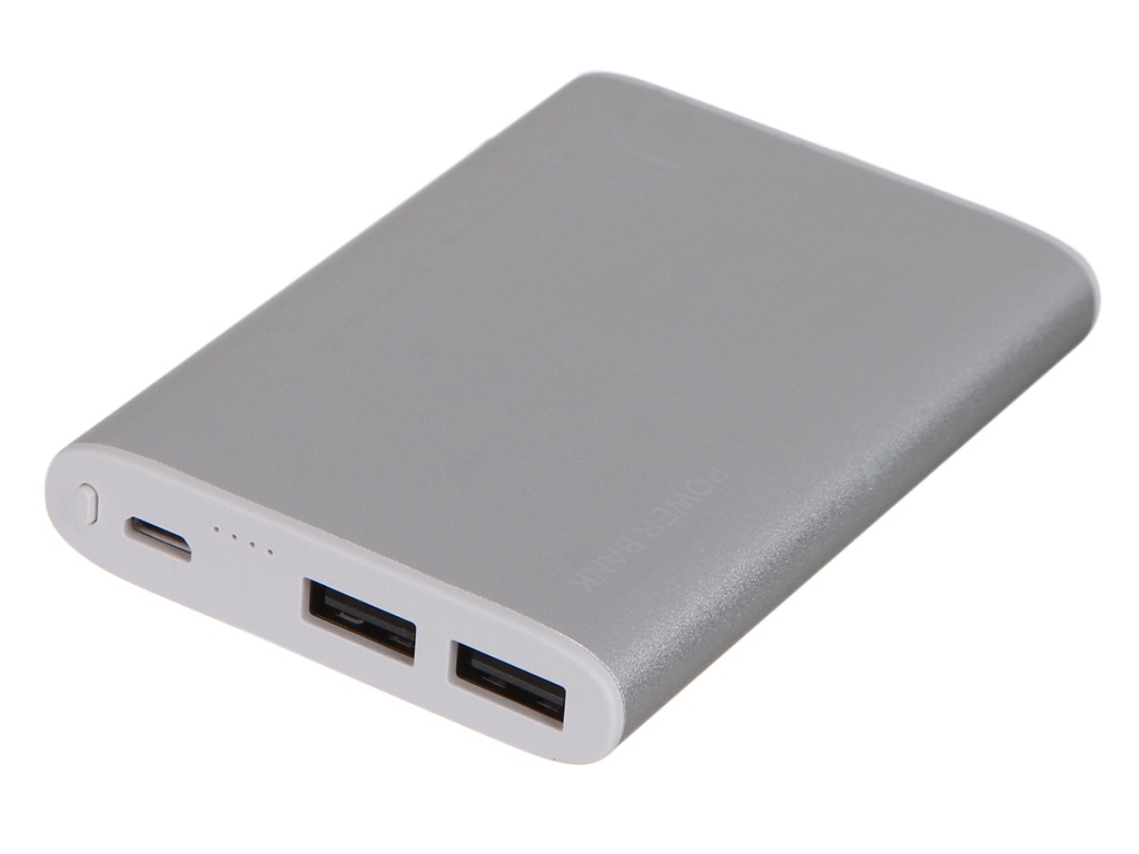 Внешний аккумулятор Red Line Power Bank RP-30 5000mAh Metal Silver УТ000021517