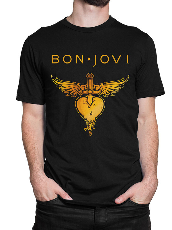 Футболка мужская Design Heroes Bon Jovi черная M