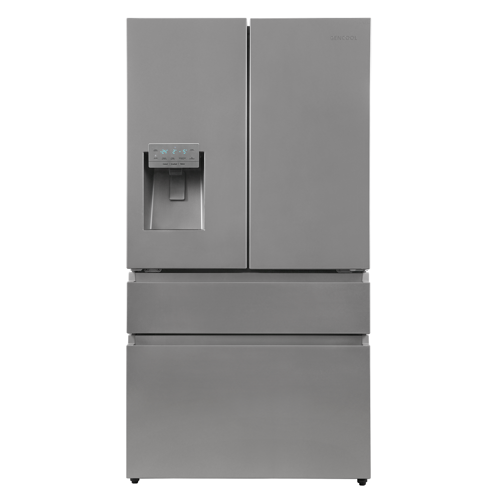 Холодильник GENCOOL GDM-728WH серебристый; серый