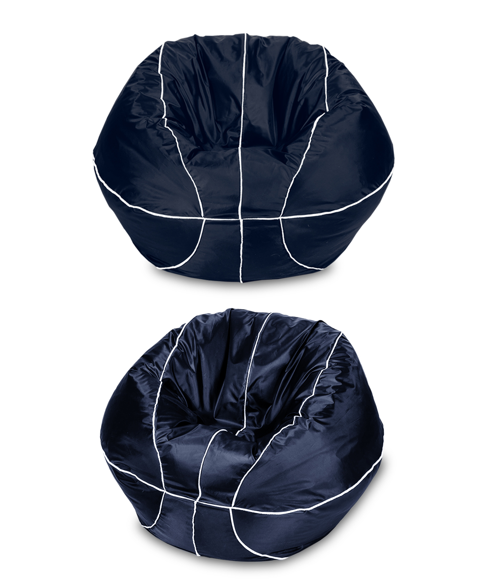 Кресло-мешок WowPuff Мяч Баскетбол малый, Черный