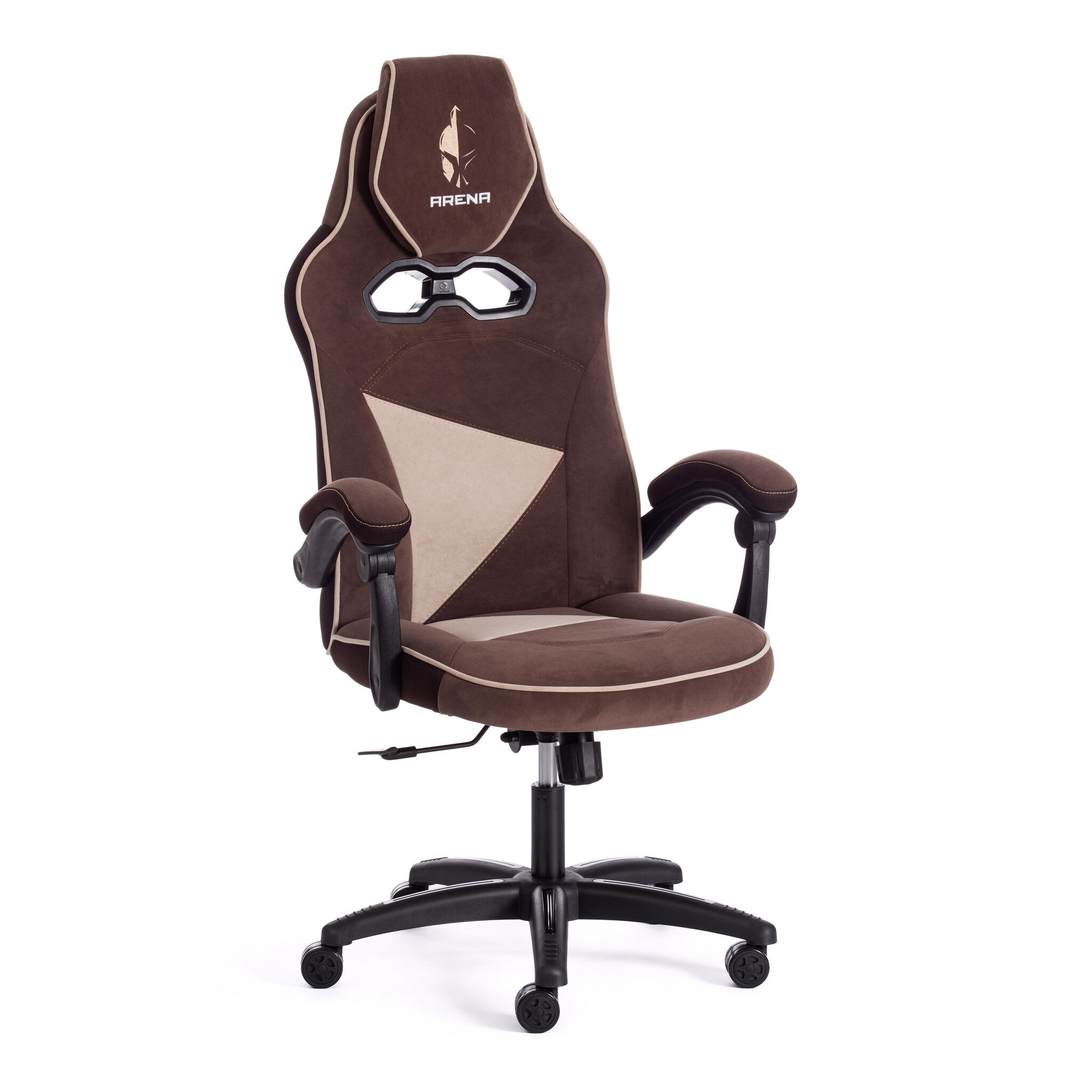 Игровое (геймерское) кресло Империя стульев ARENA коричневый, бежевый