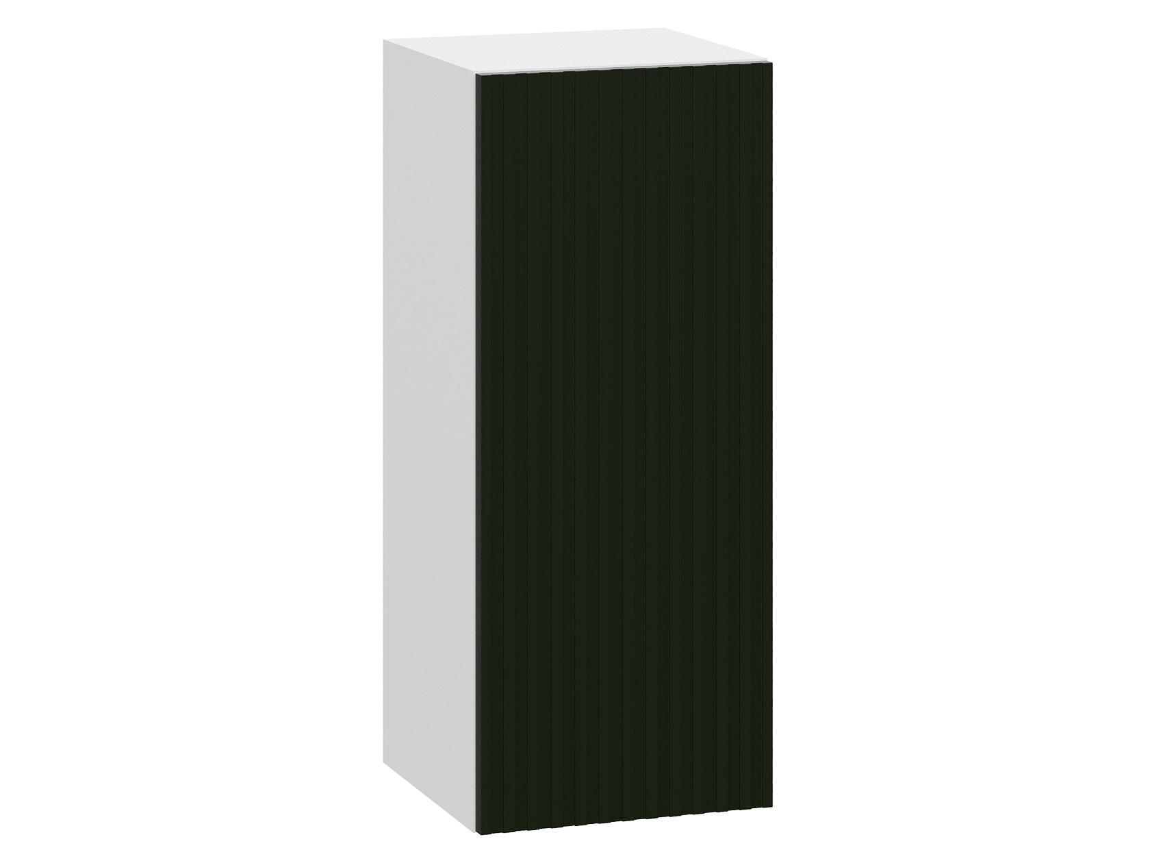 Навесной шкаф СВ-Мебель Стайл Белый / Олива софт 300 х 720 мм