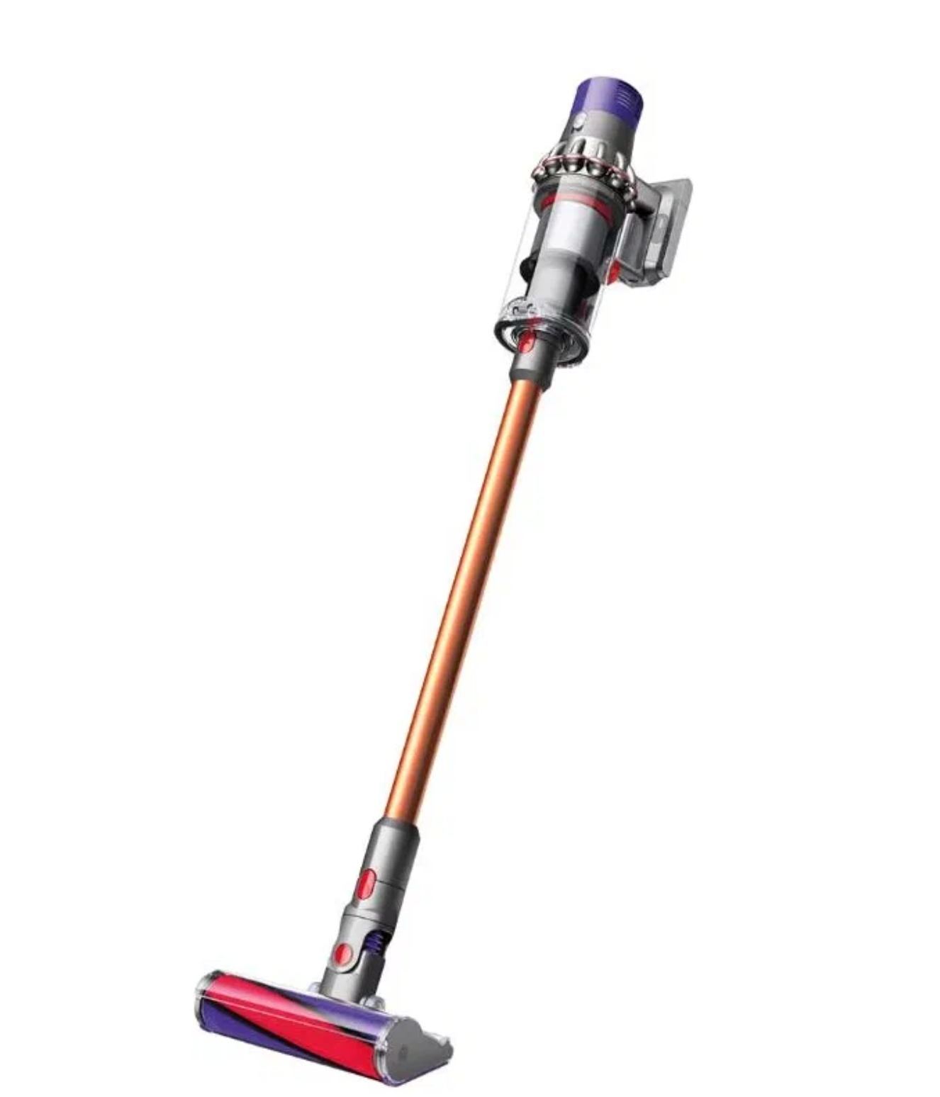 Пылесос Dyson V10 красный, серебристый