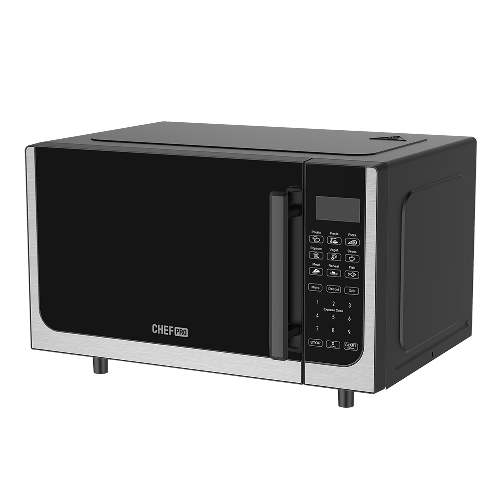 Микроволновая печь с грилем CHEF PRO CF-MW1950A серый, черный