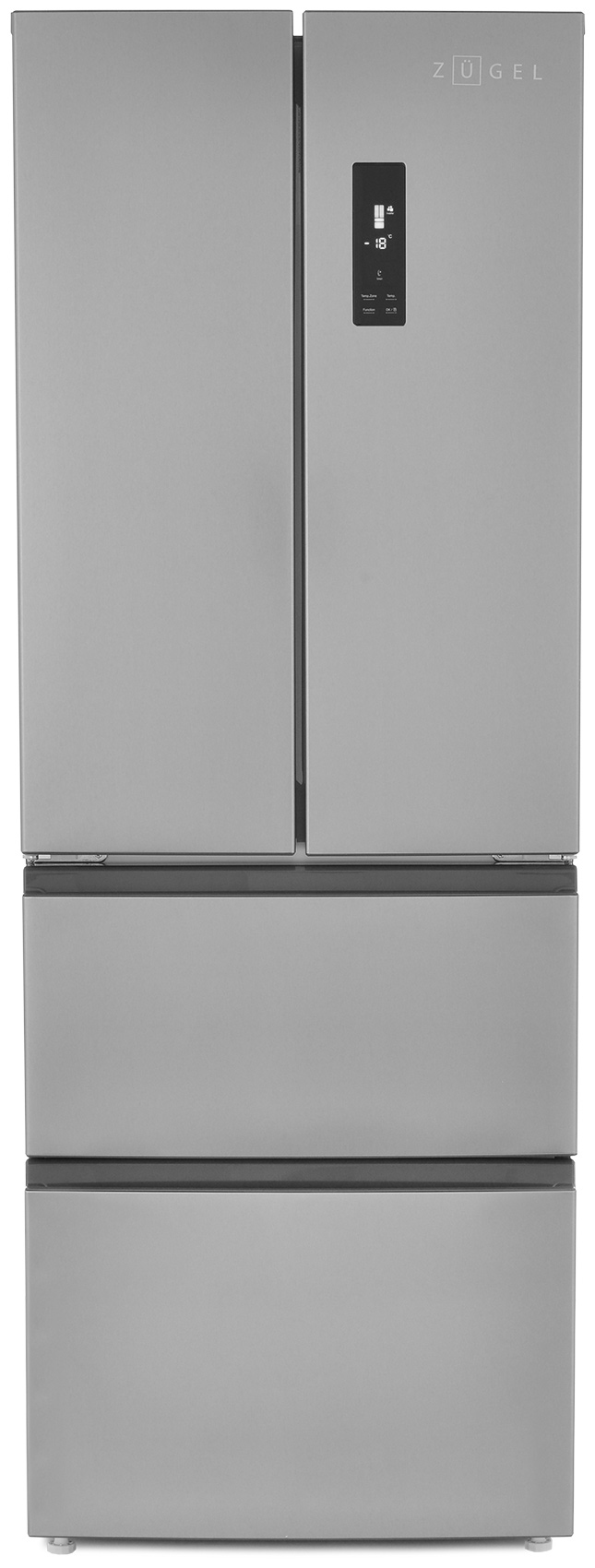 Холодильник ZUGEL ZRFD361X серебристый