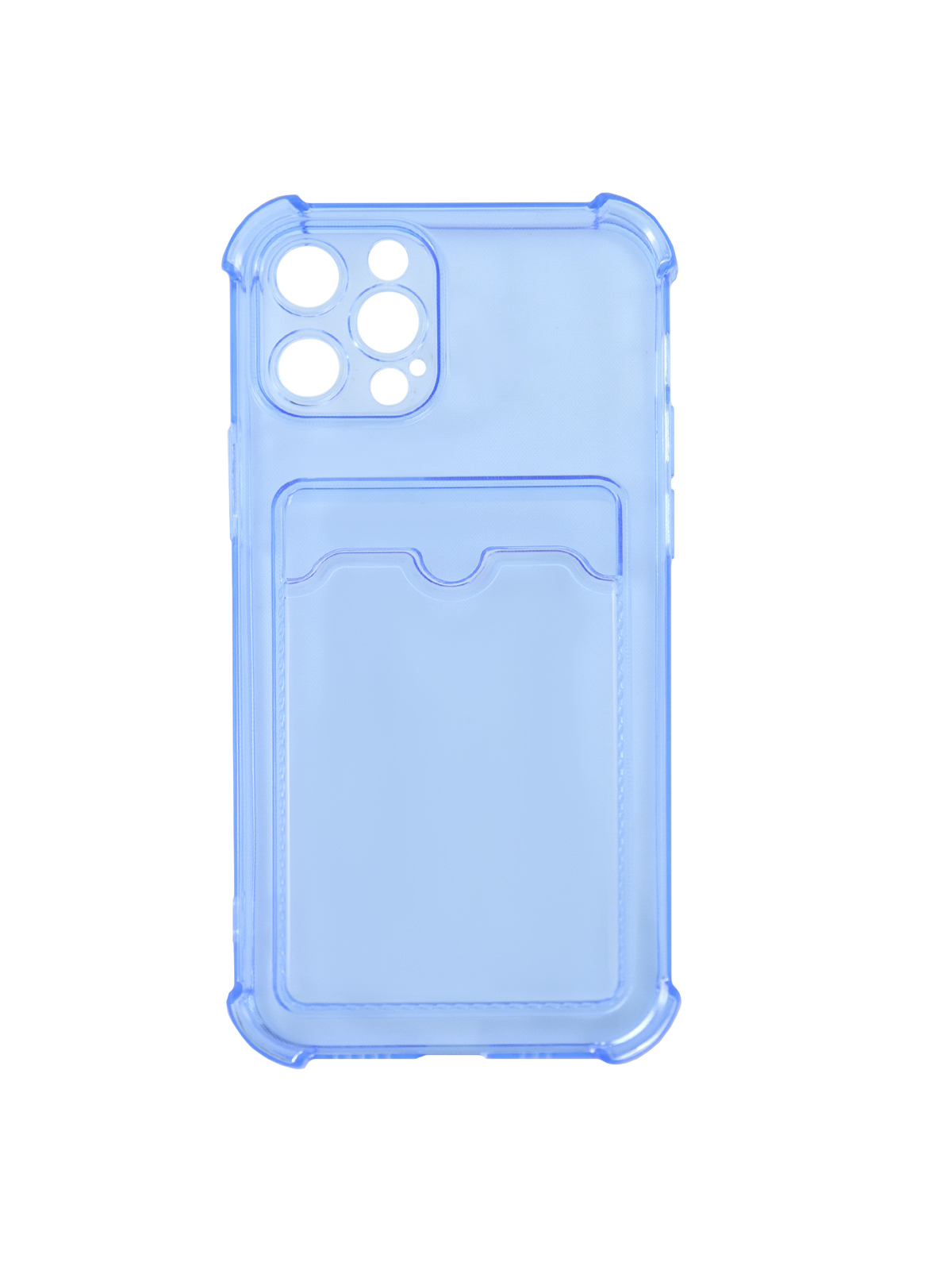Чехол LuxCase с картхолдером для пластиковых карт, кейс с карманом на iPhone 12 Pro, 63533