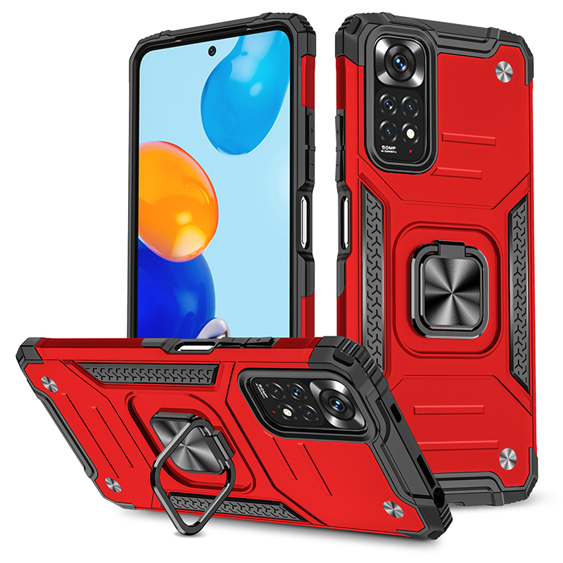 Чехол Legion Case для Xiaomi Redmi Note 11 / 11S противоударный, красный