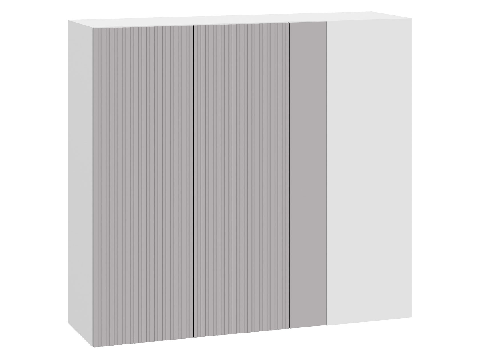 Навесной шкаф угловой СВ-Мебель Стайл Белый / Нео 912 мм
