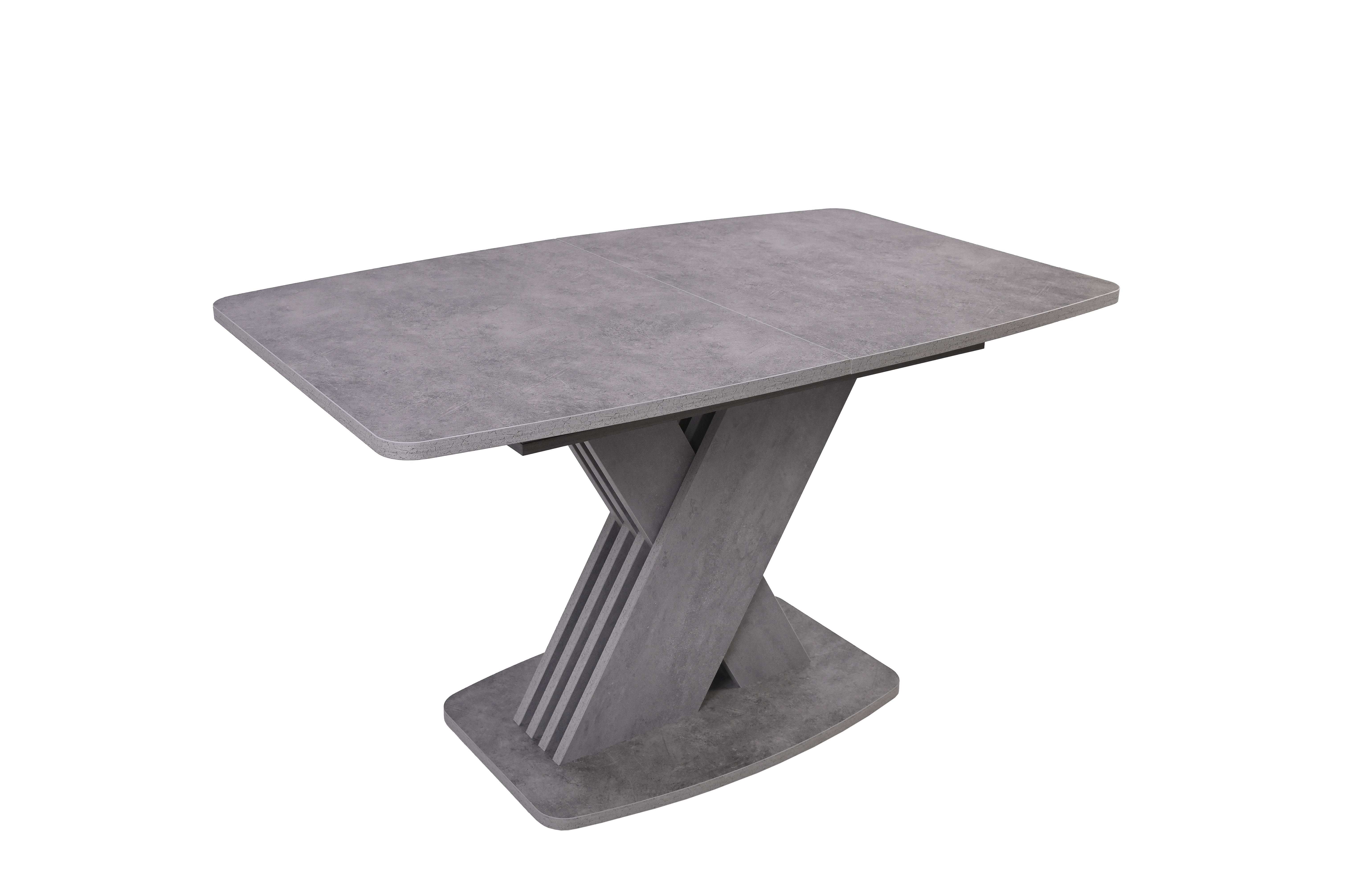 Обеденный стол Elemfort Даллас 80х130(165)х75, бетон