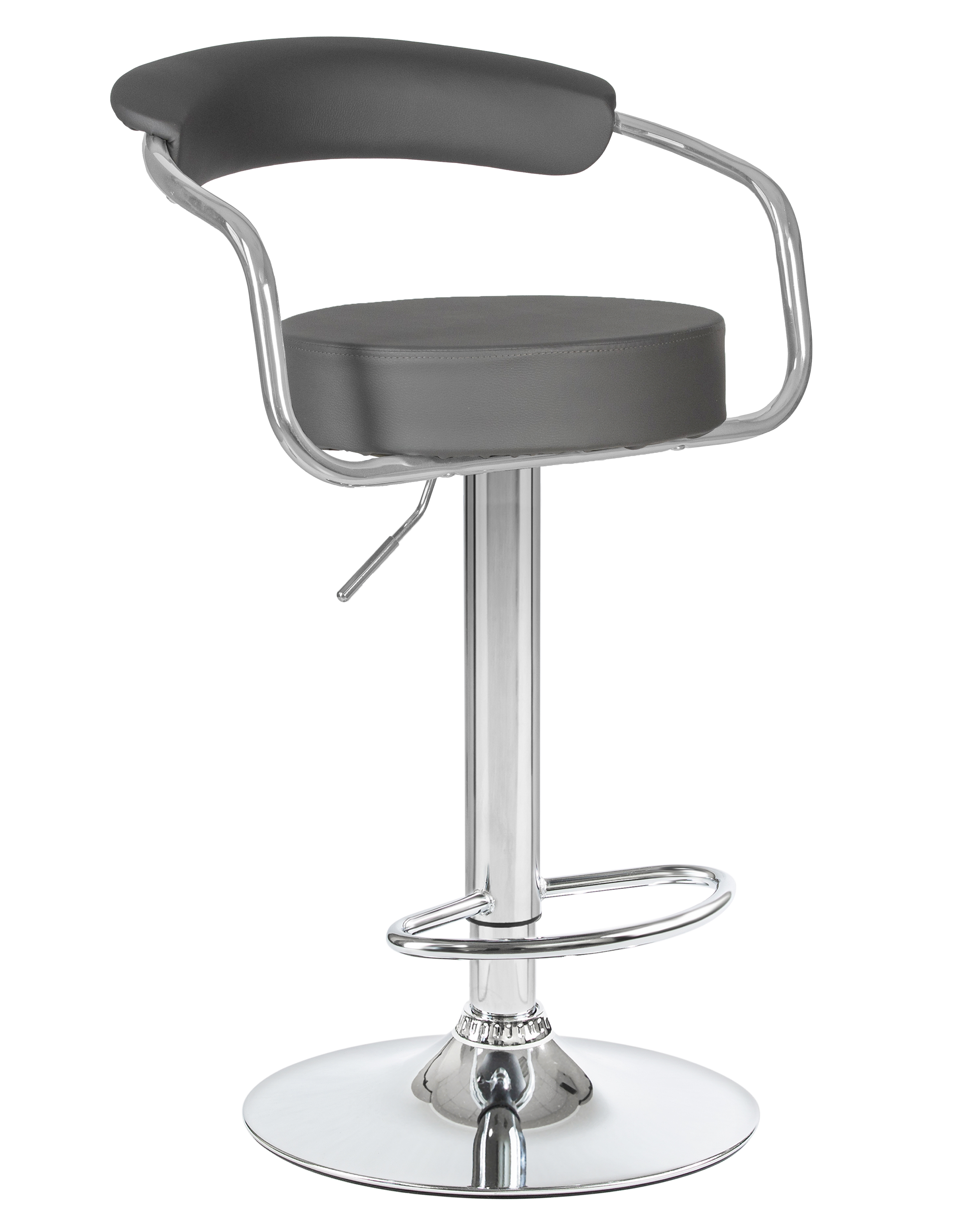 Барный стул Лого-М MARTA D0000000000000010605, серый/хром