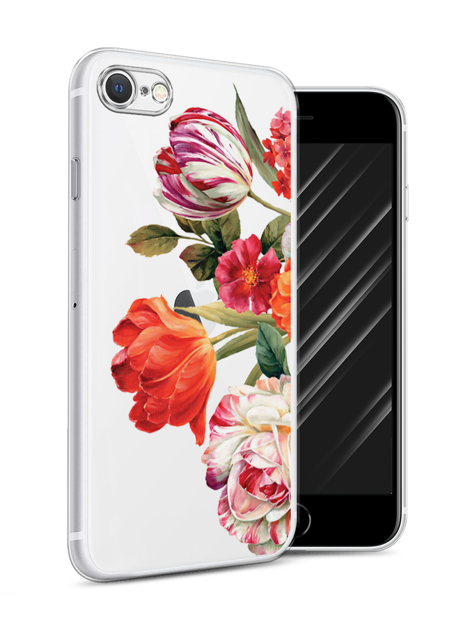 Чехол Awog на Apple iPhone 7 / Айфон 7 "Весенний букет"
