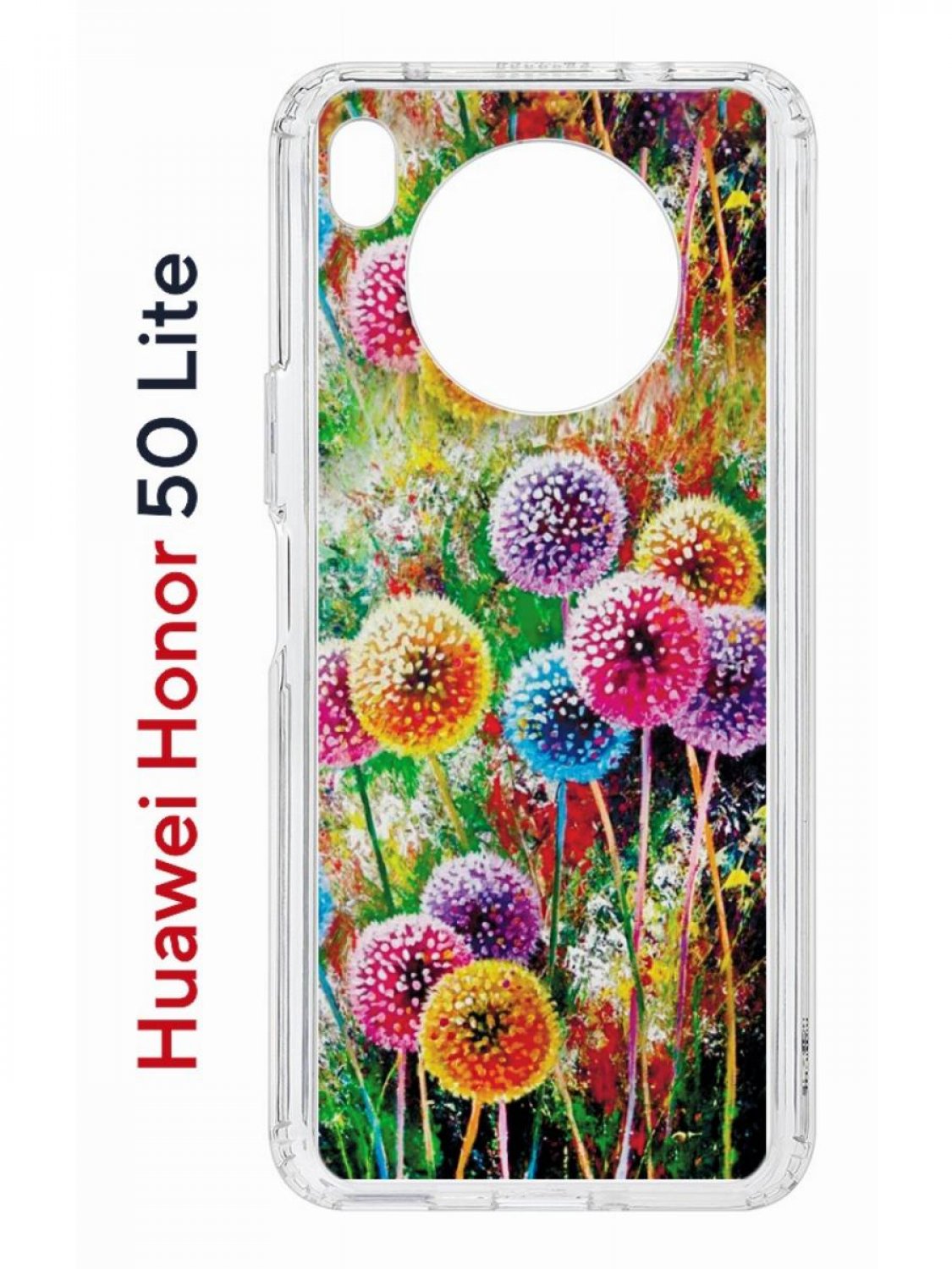 Чехол на Honor 50 Lite, Huawei Nova 8i Kruche Print Одуванчики, противоударный бампер