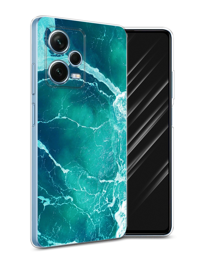 Чехол Awog для Xiaomi Redmi Note 12 Pro Plus "Изумрудный океан"
