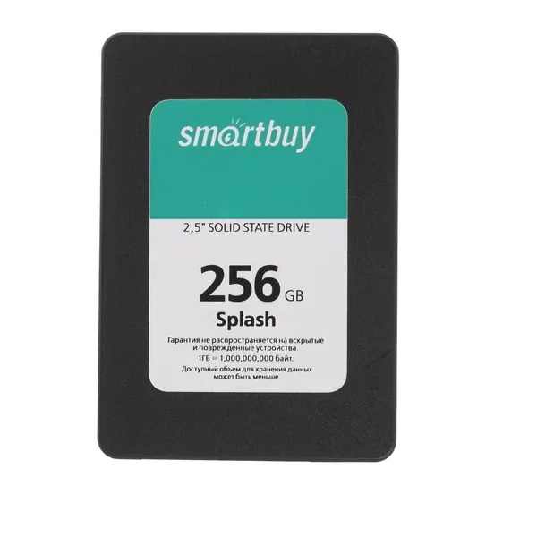 SSD накопитель SmartBuy Splash 2.5" 256 ГБ (SBSSD-256GT-MX902-25S3)