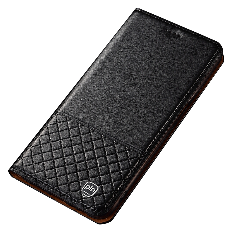 Чехол-книжка MyPads для Huawei Nova 8i/Huawei Honor 50 Lite из натуральной кожи черный