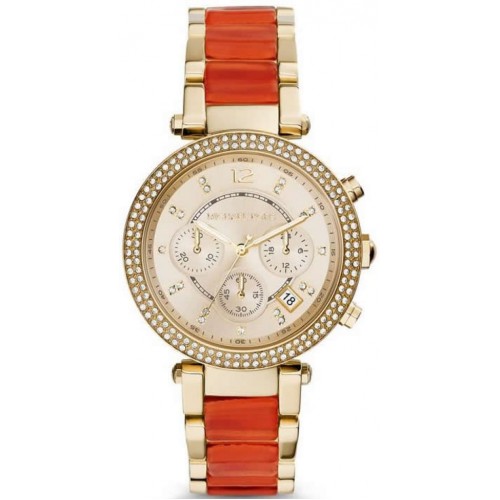 Наручные часы женские Michael Kors MK6139 красный/золотистый