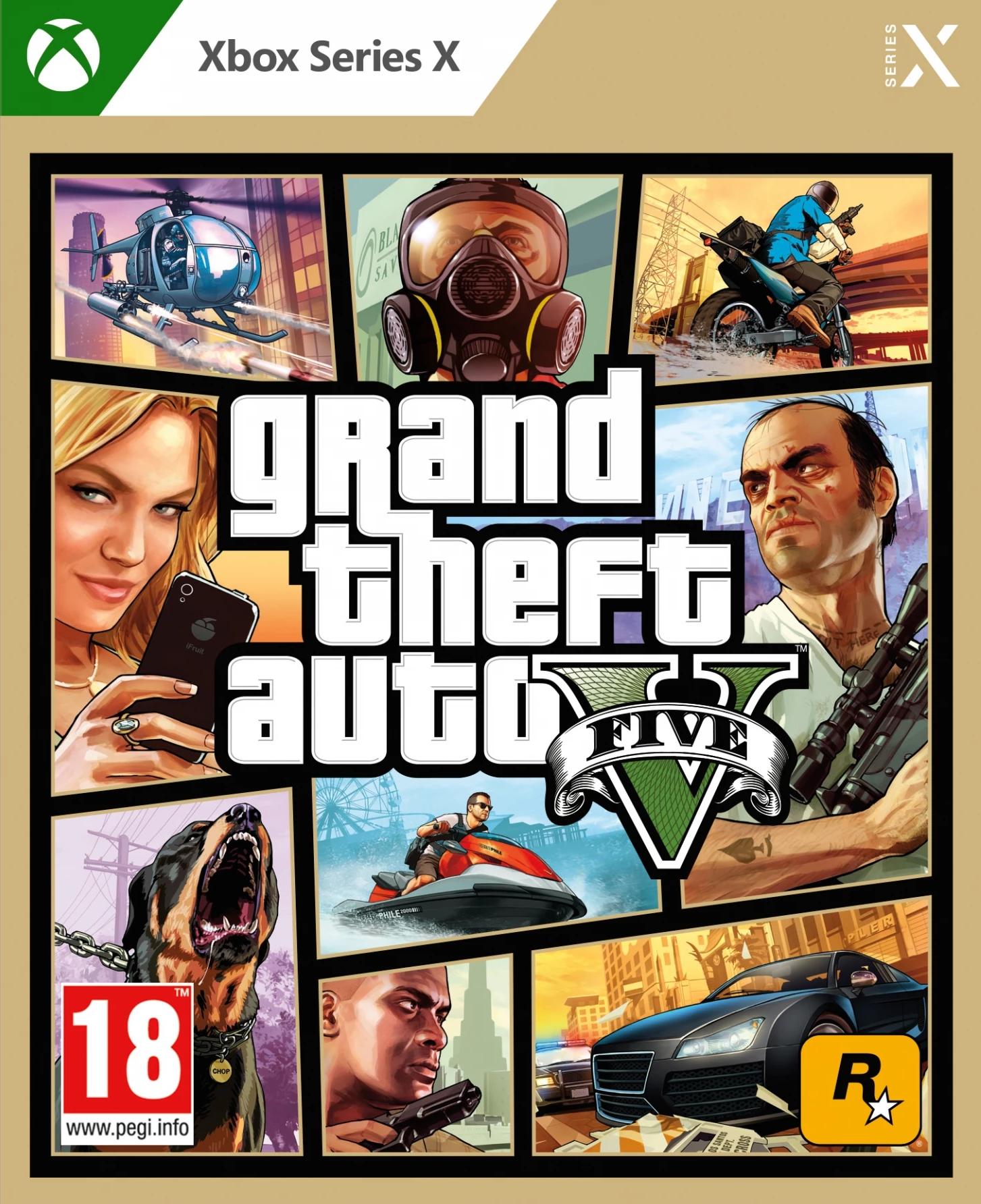 Игра GTA: Grand Theft Auto 5 (V) Русская Версия (Xbox Series X)