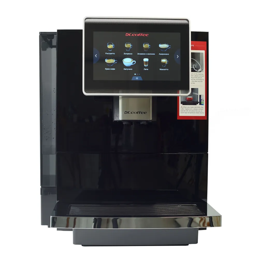 Кофемашина автоматическая Dr.coffee F10 серебристый