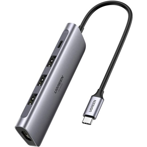 Адаптер мультифункциональный UGREEN CM136 USB-C (70495)