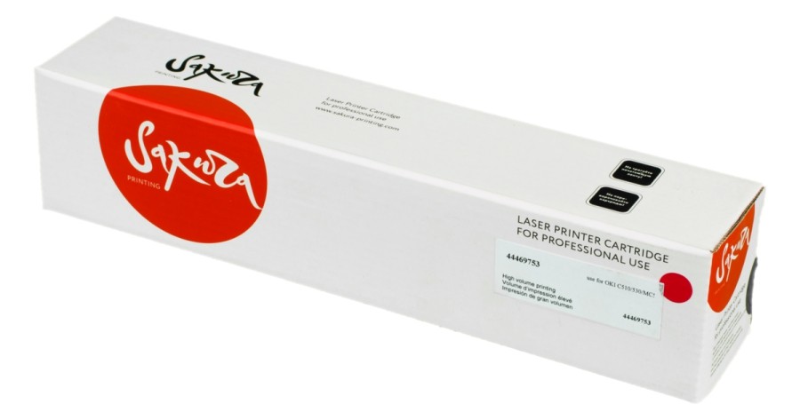 Картридж для лазерного принтера SAKURA 44469753 SA44469753 Purple, совместимый