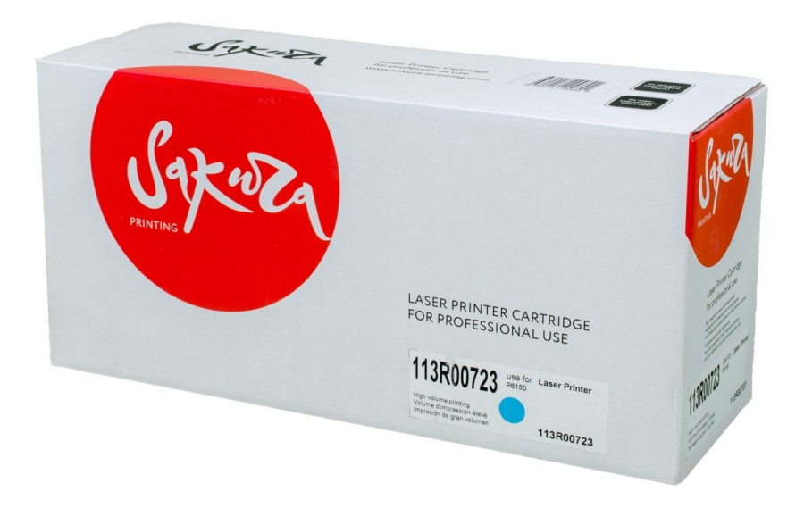 Картридж для лазерного принтера SAKURA 113R00723 SA113R00723 Black, совместимый
