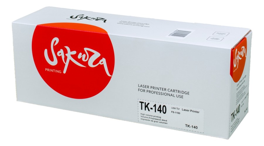 Картридж для лазерного принтера SAKURA TK140 SATK140 Black, совместимый