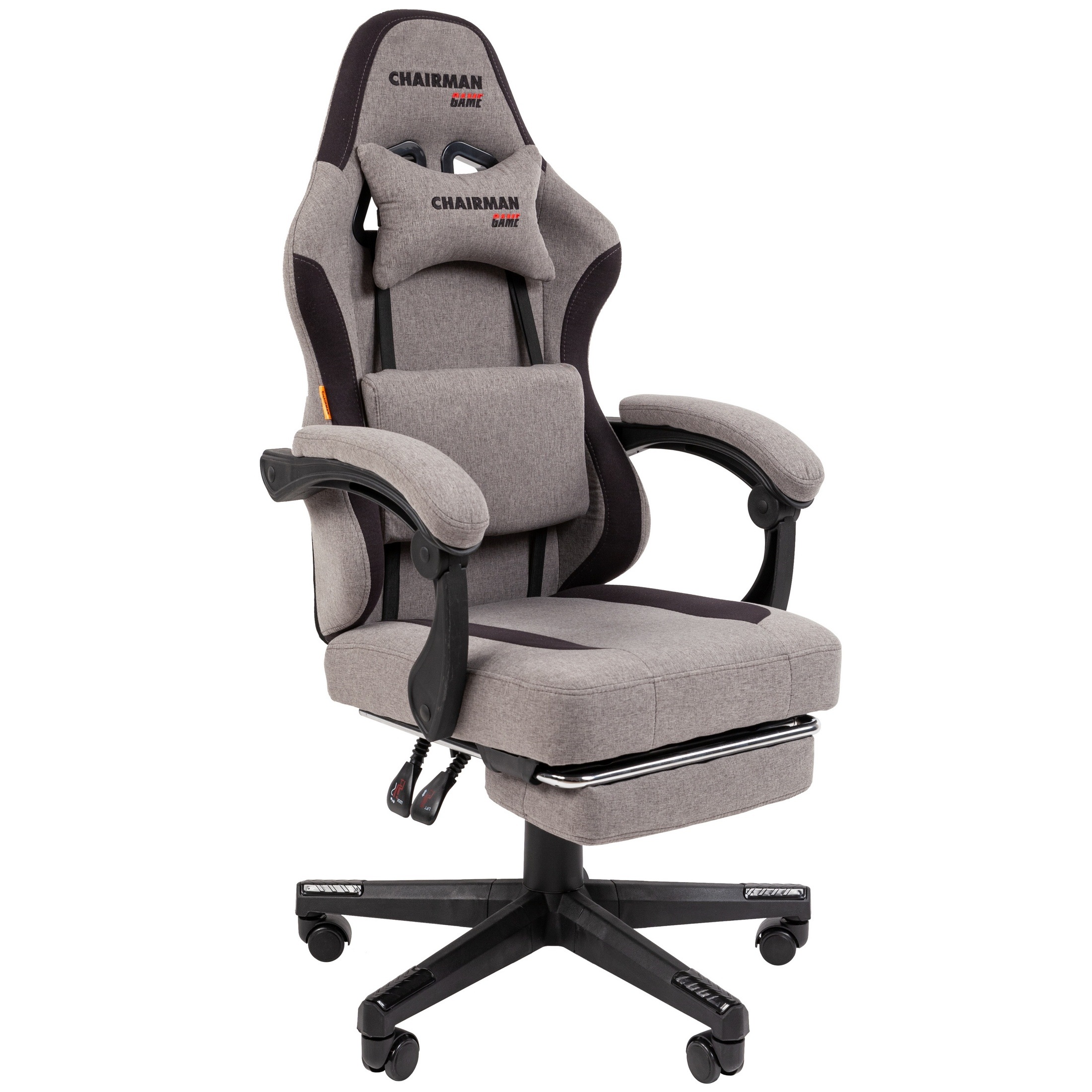 Игровое компьютерное кресло CHAIRMAN CH 27, серо-черный