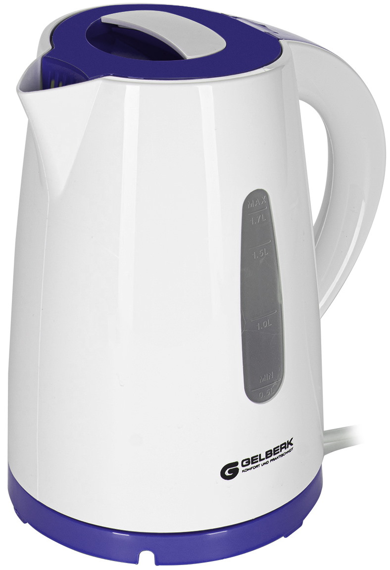 Чайник электрический Gelberk GL-463 1.7 л White, Purple