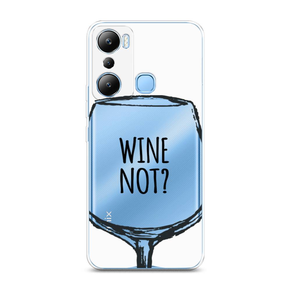 Чехол на Infinix HOT 20i  "Wine not white"
