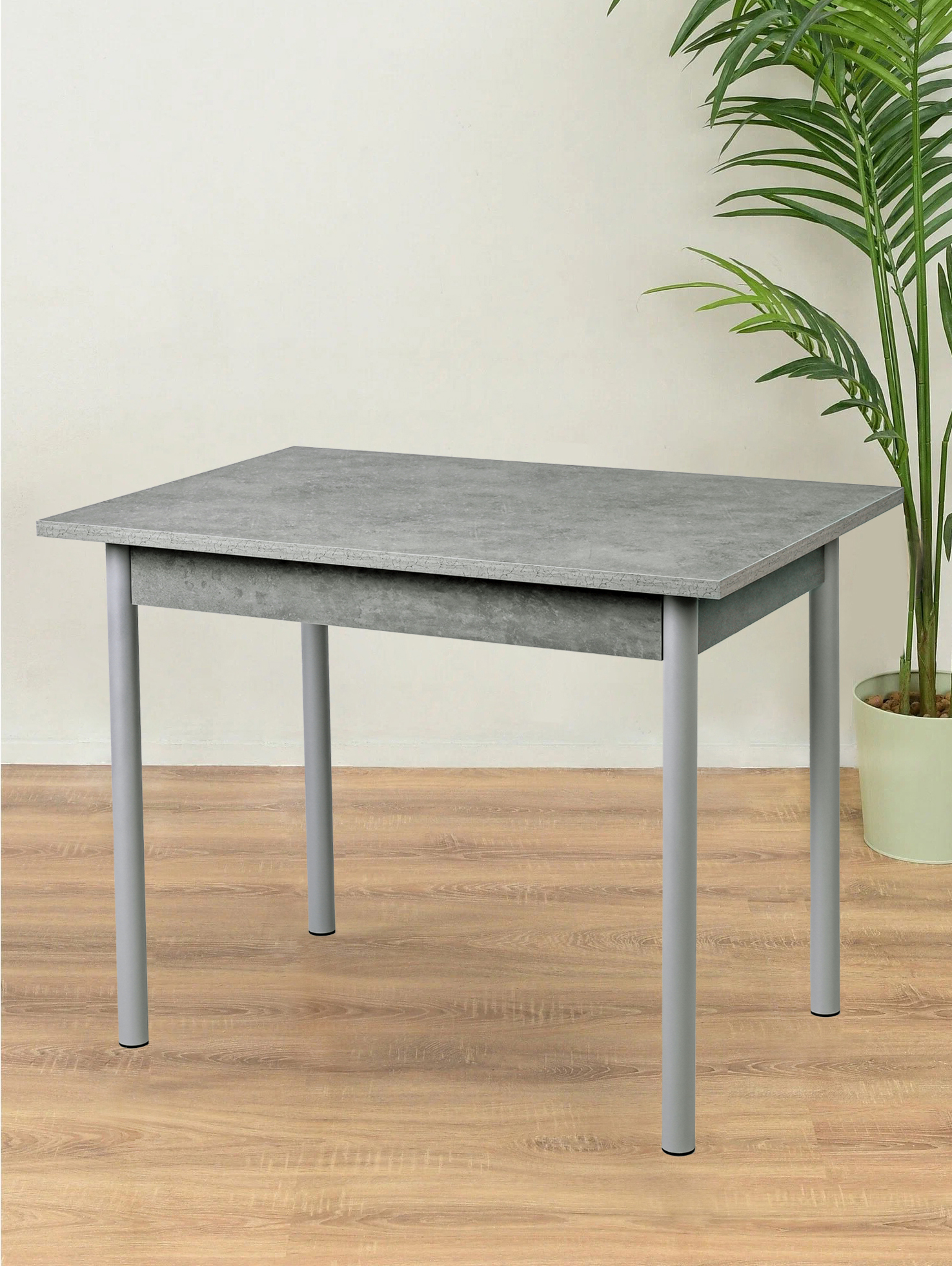 Обеденный стол Elemfort Рим 95х64х75 см, бетон