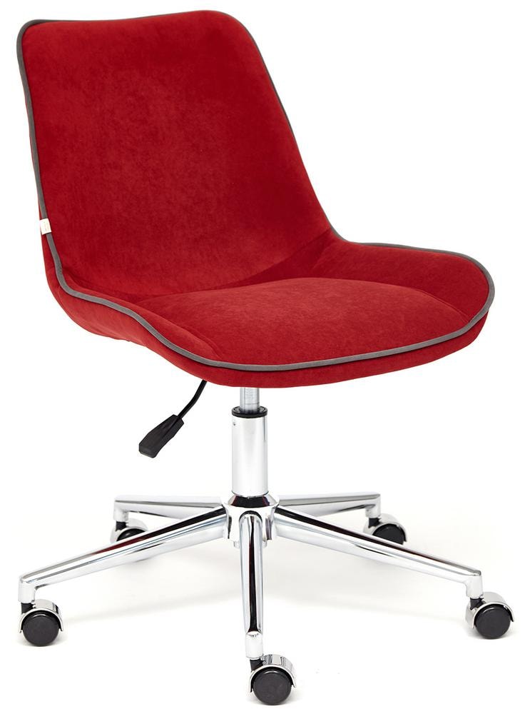 Кресло компьютерное офисное на колесиках подростковое Tetchair STYLE бордовый