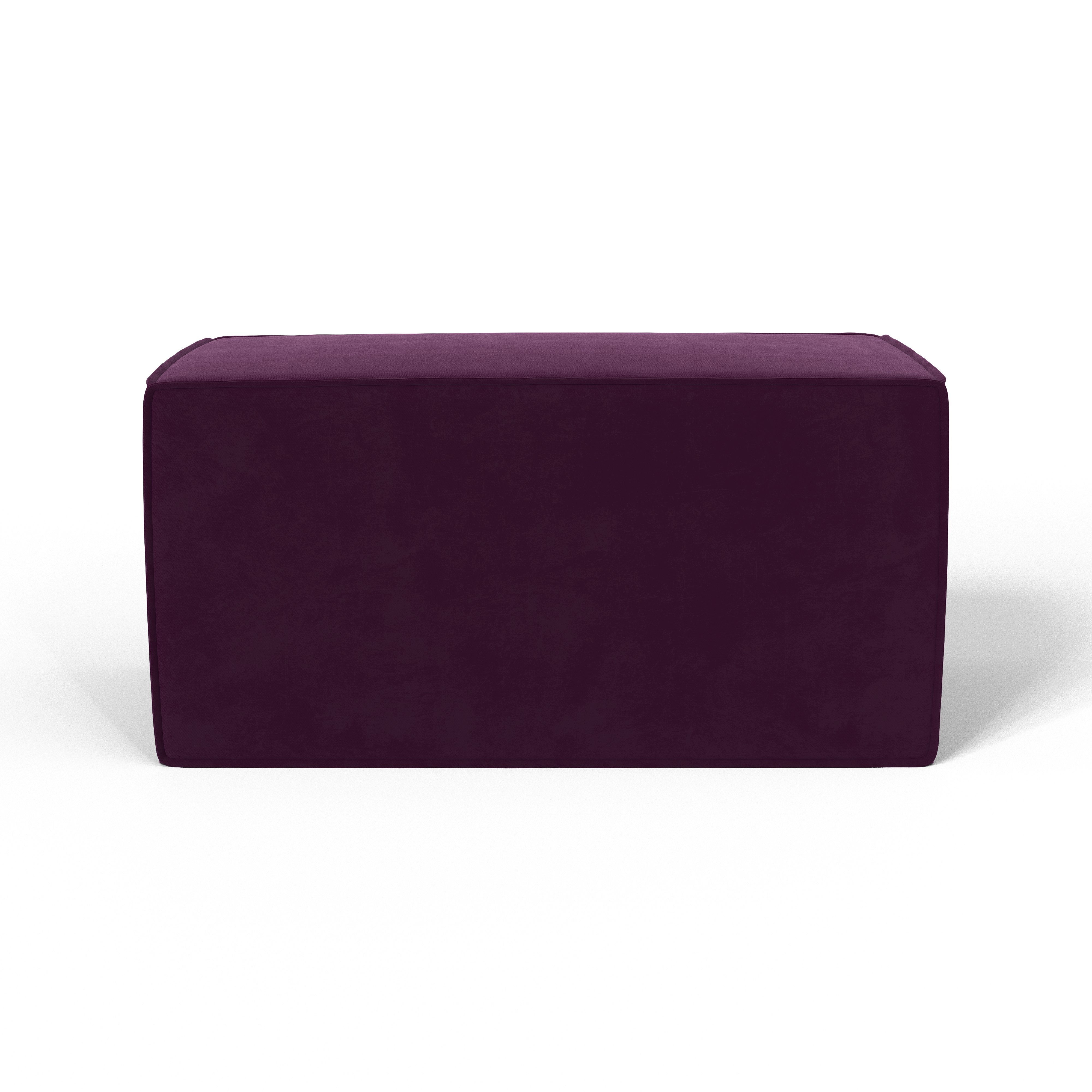 Пуф SALON TRON Куб 80х40, фиолетовый