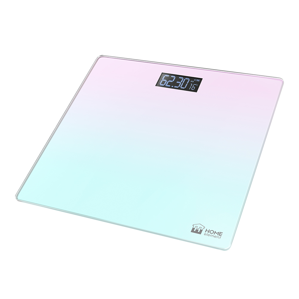 Весы напольные Home Element HE-SC906 голубой, розовый