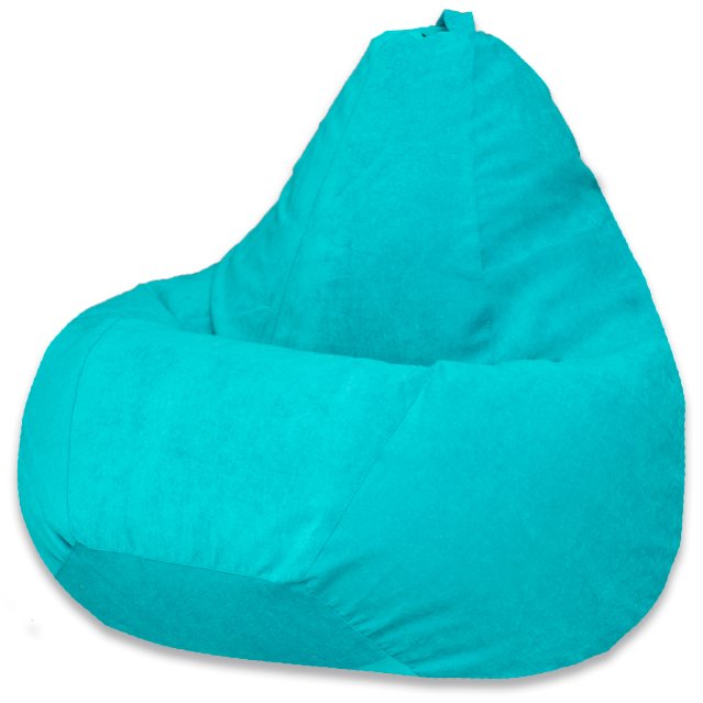 Кресло-мешок DreamBag Груша 3XL (4 категория, Микровельвет) Бирюзовый