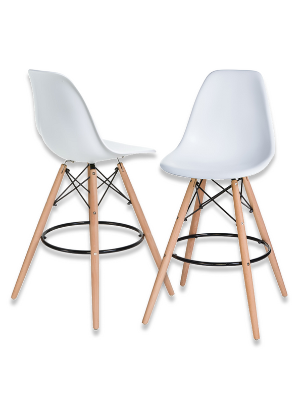 Комплект барных стульев 2 шт. Eames PP-8079 Керри, белый