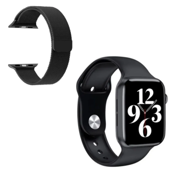 Смарт часы Smart Watch X22 с дополнительным браслетом Milano, черный