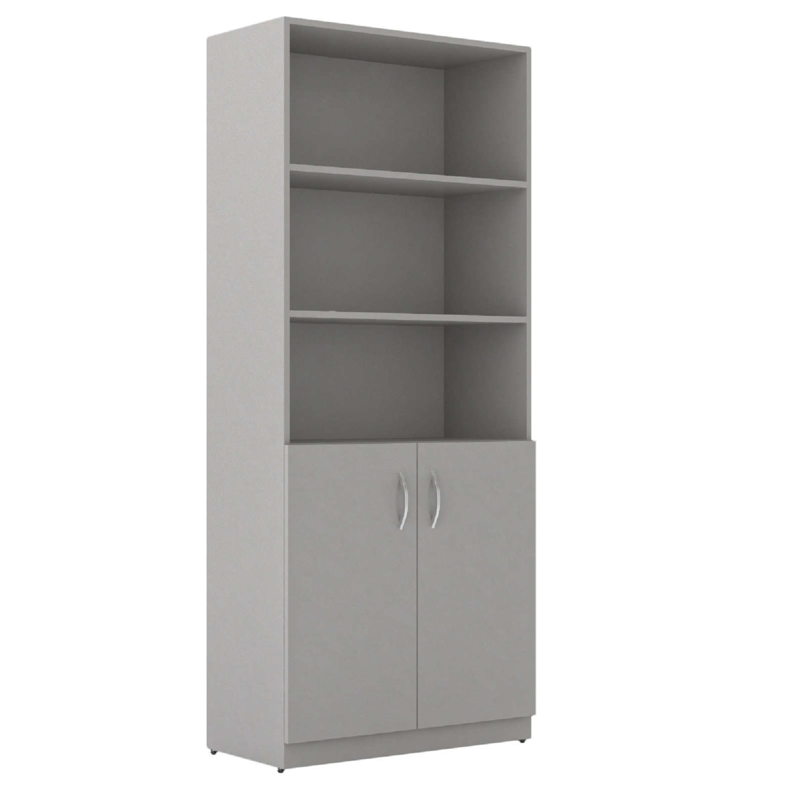 Шкаф с глухими дверями и нишами SKYLAND SIMPLE SR-5W.5 77х37х181, серый