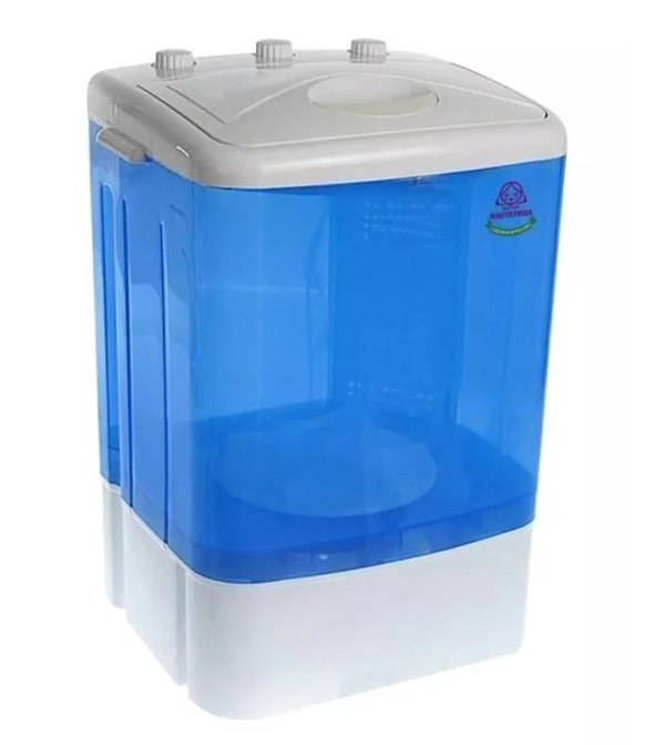 Активаторная стиральная машина Мастерица WM-0102 белый, голубой