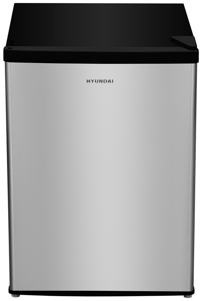 Холодильник HYUNDAI CO1002 серебристый; черный