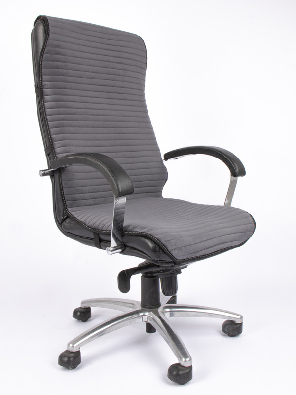 Чехол GVG для компьютерного офисного кресла темно-серый